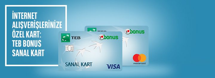 TEB Bonus Sanal Kart | Türk Ekonomi Bankası